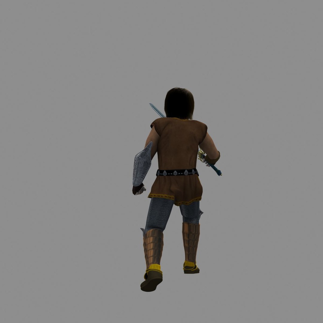 3d Model Rigged Sword