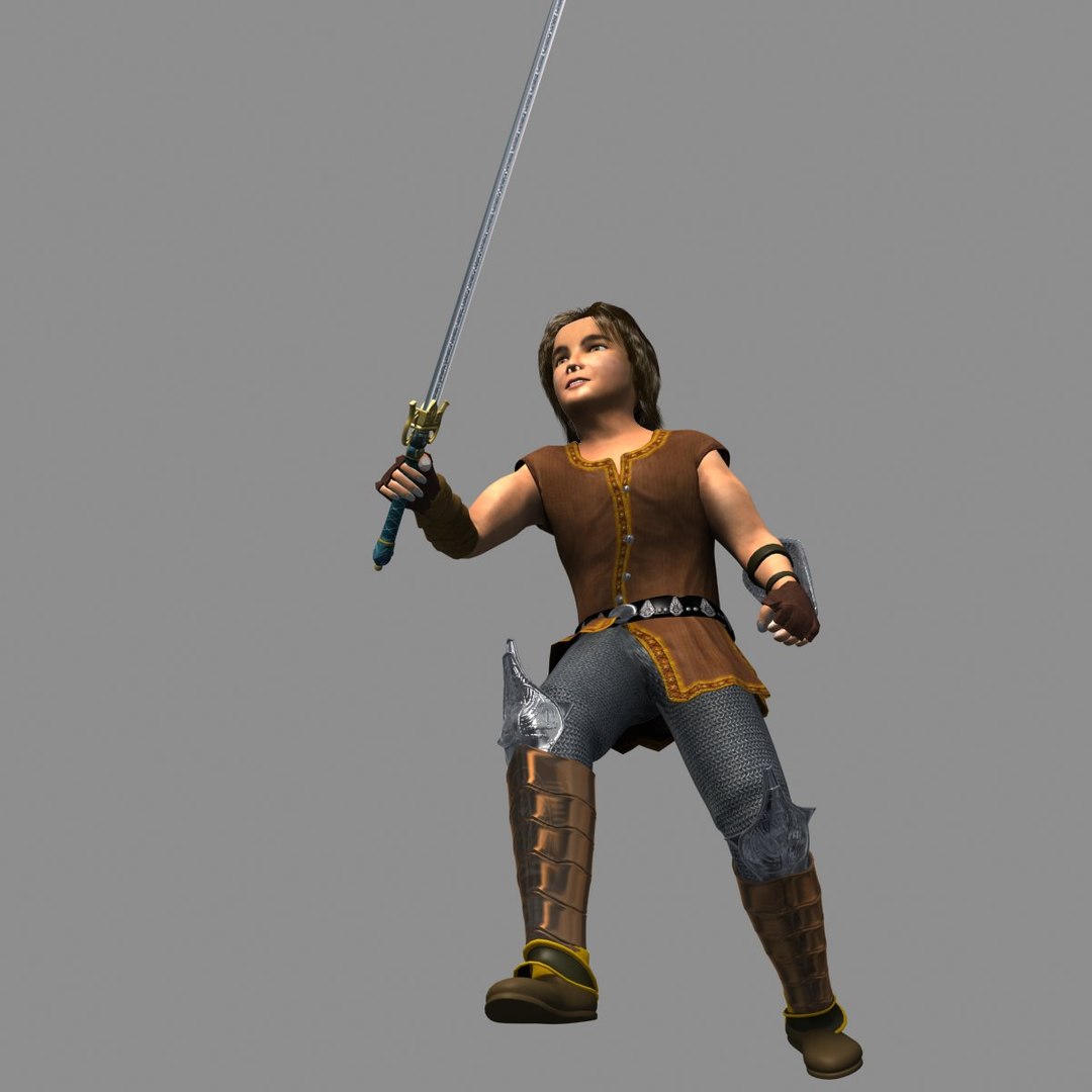3d Model Rigged Sword