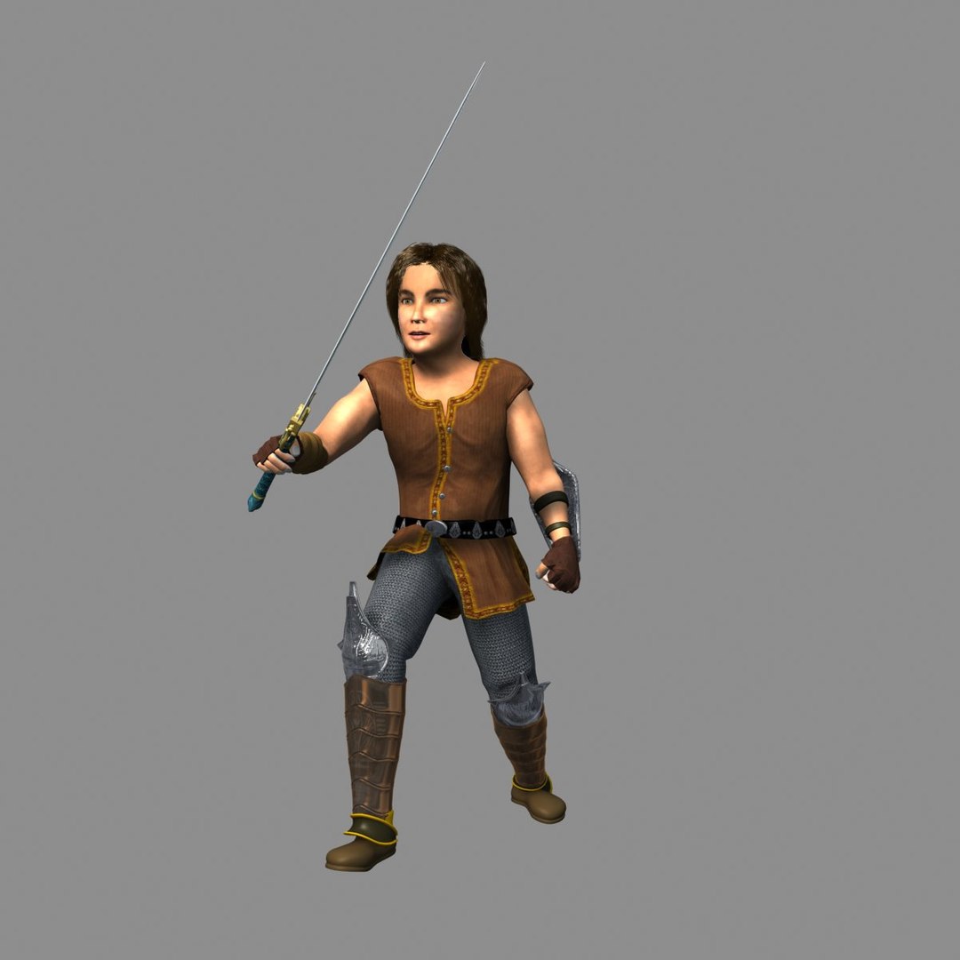 3d Model Rigged Sword