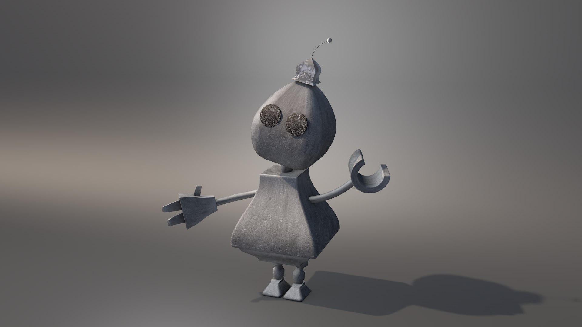 Little Robot Character Model - TurboSquid 1367629