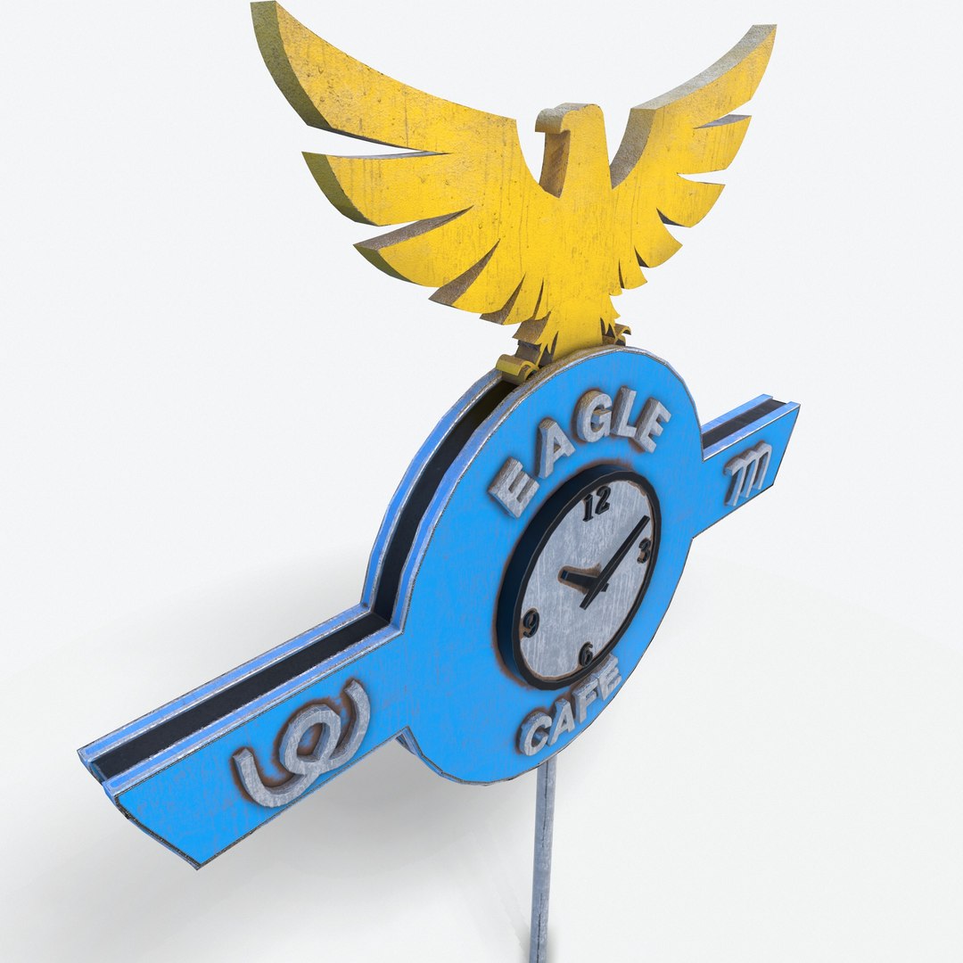 3D Model Motorway Sign - TurboSquid 1575298