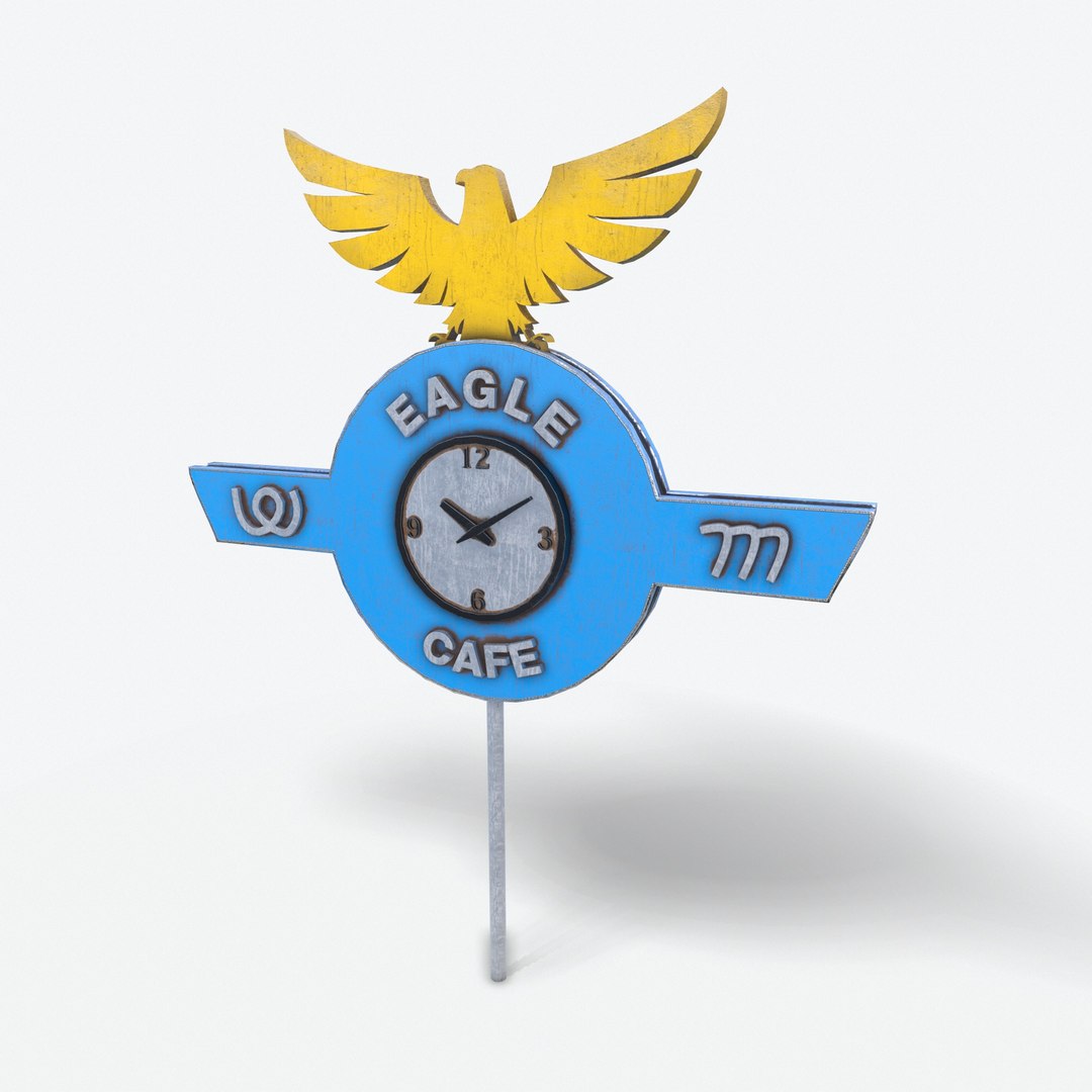 3D Model Motorway Sign - TurboSquid 1575298