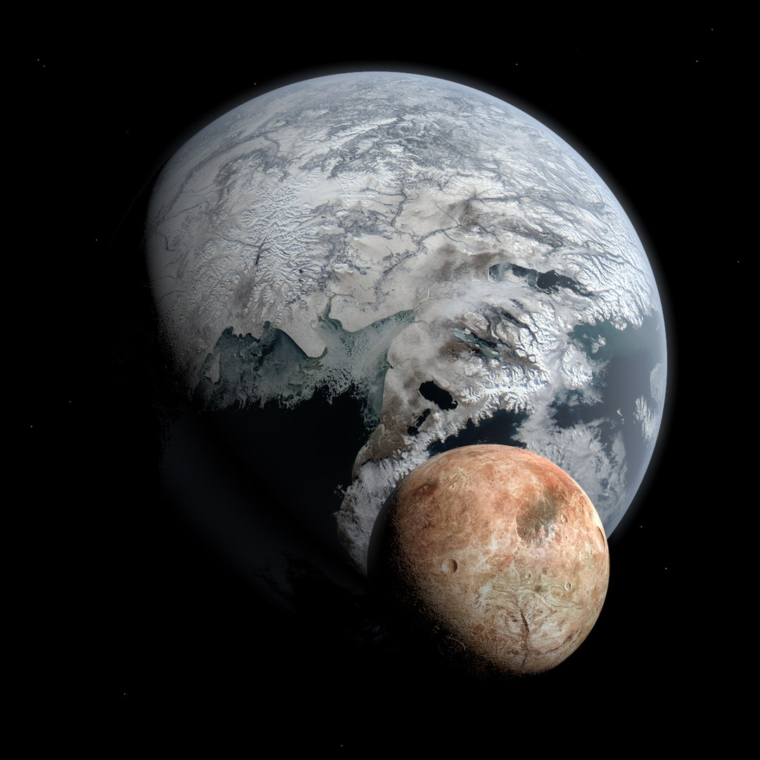 3D Fictional Alien Ice Planet - TurboSquid 1640518