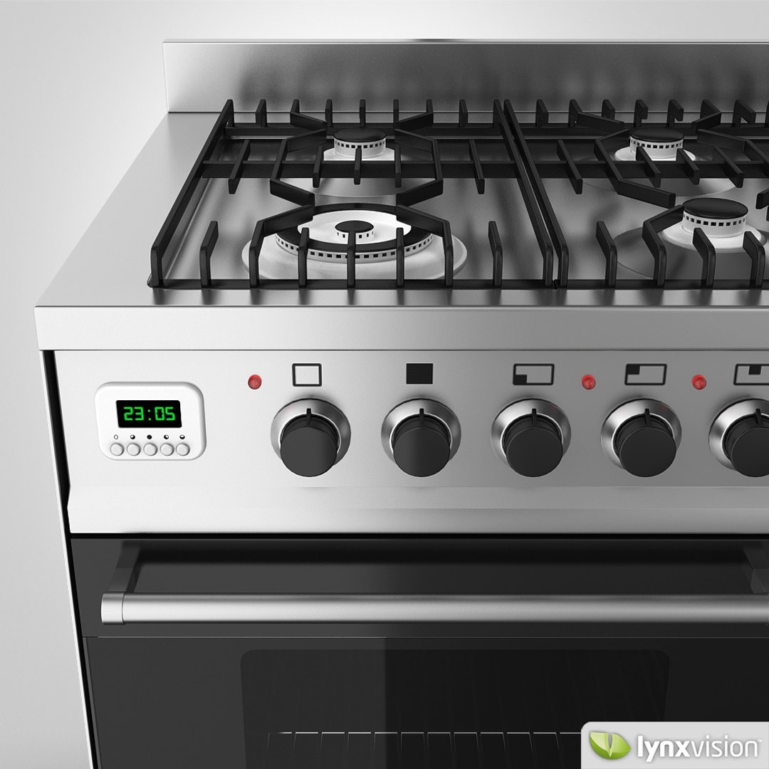 3ds Max Whirlpool Gas Range Cooker