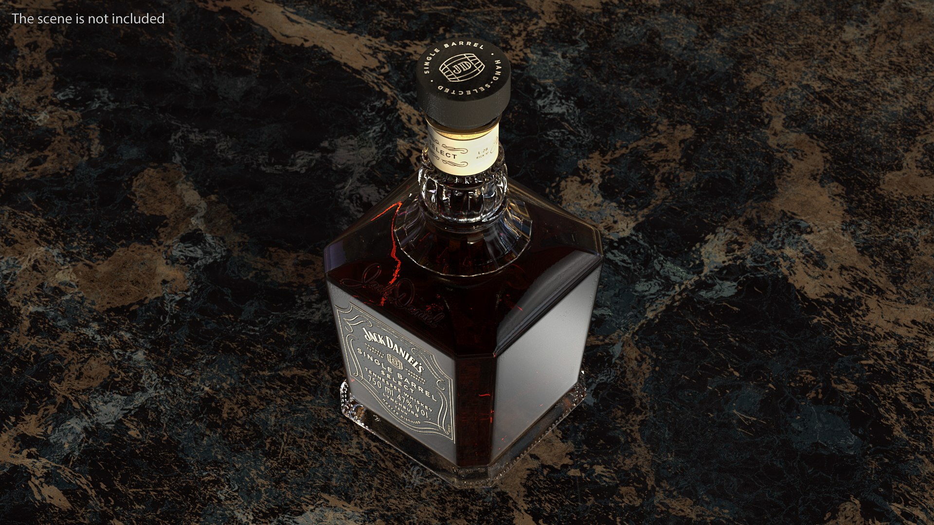 Jack Daniels Single-Barrel Dark 3D - TurboSquid 1965671
