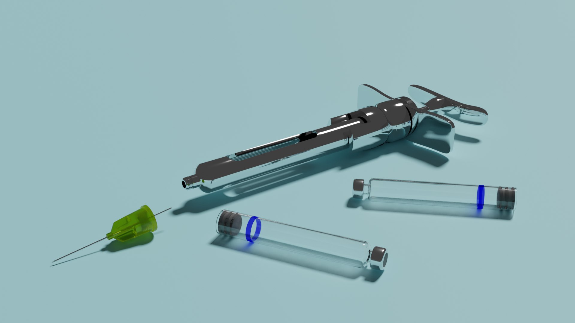 Syringe Anesthetic Dental 3D Model - TurboSquid 1703397