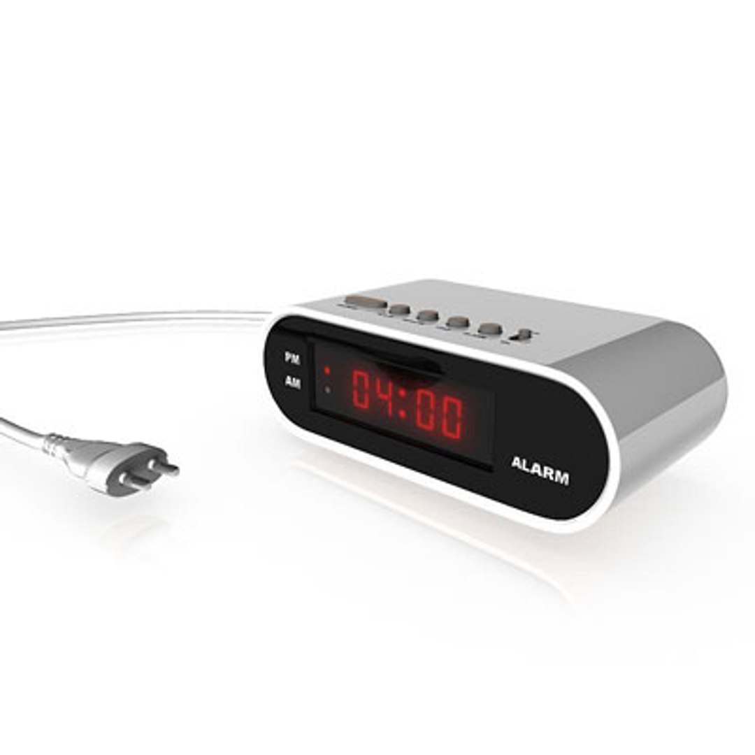 Digital Clock 3d 3ds