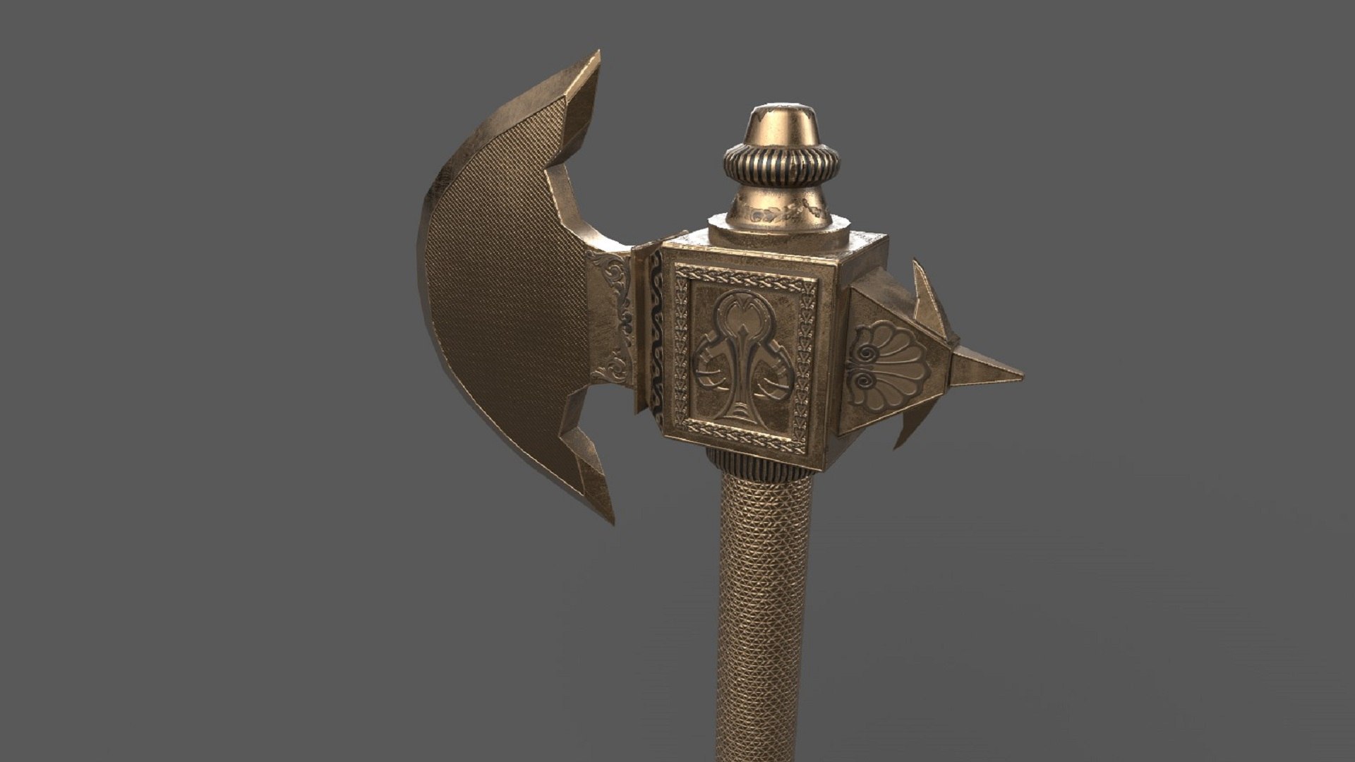 3D Stylized Axe Weapon PBR Low-poly Game Ready Model - TurboSquid 1771178