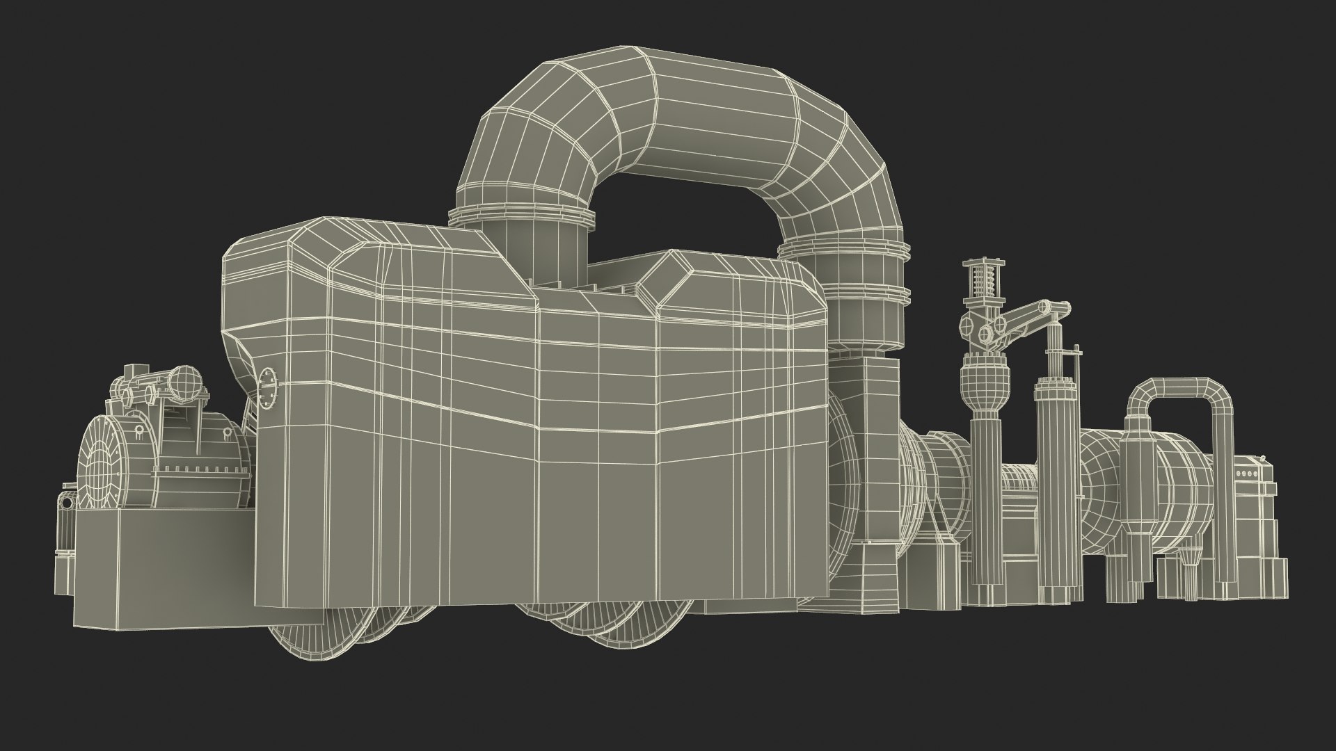 3D Steam Turbine Cutaway Model - TurboSquid 2295584