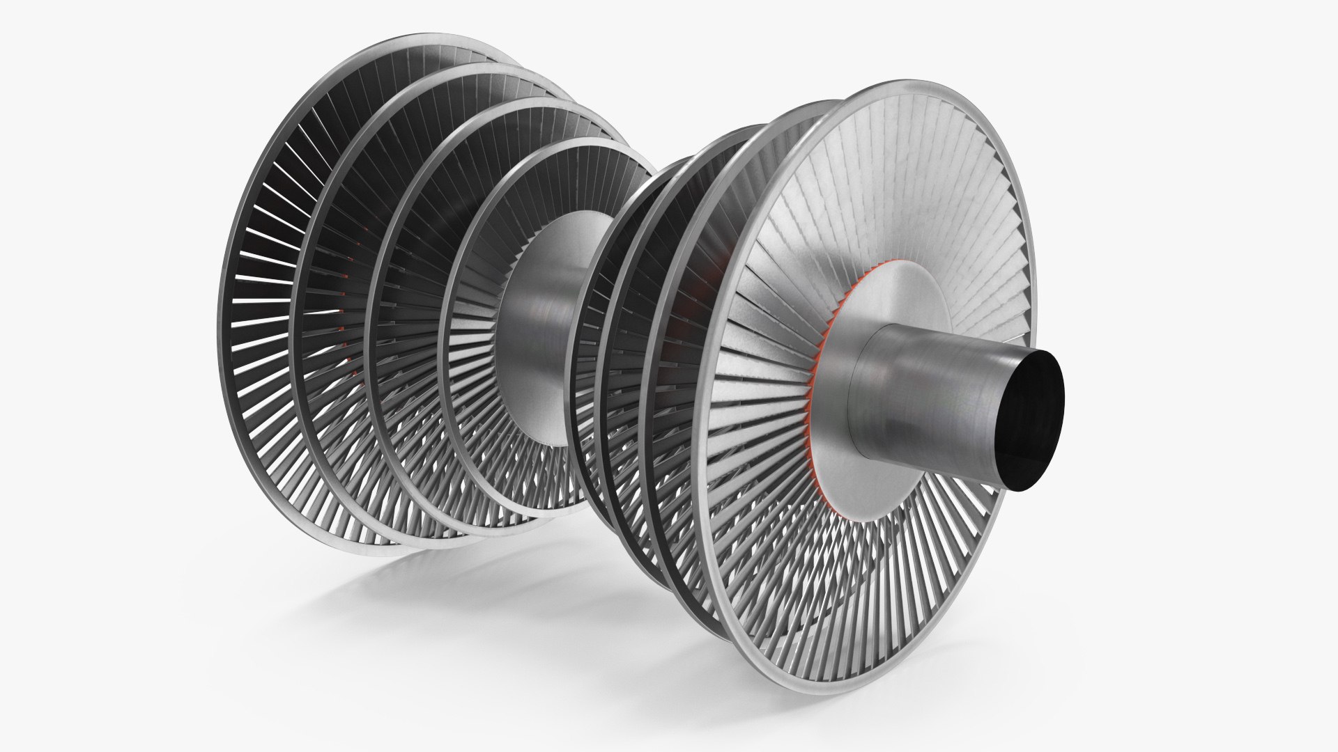 3D Steam Turbine Cutaway Model - TurboSquid 2295584