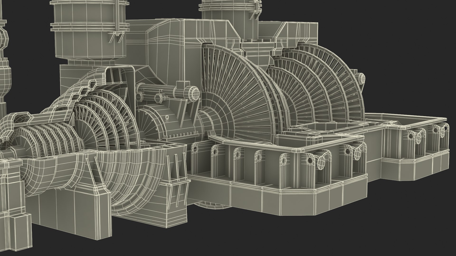 3D Steam Turbine Cutaway Model - TurboSquid 2295584