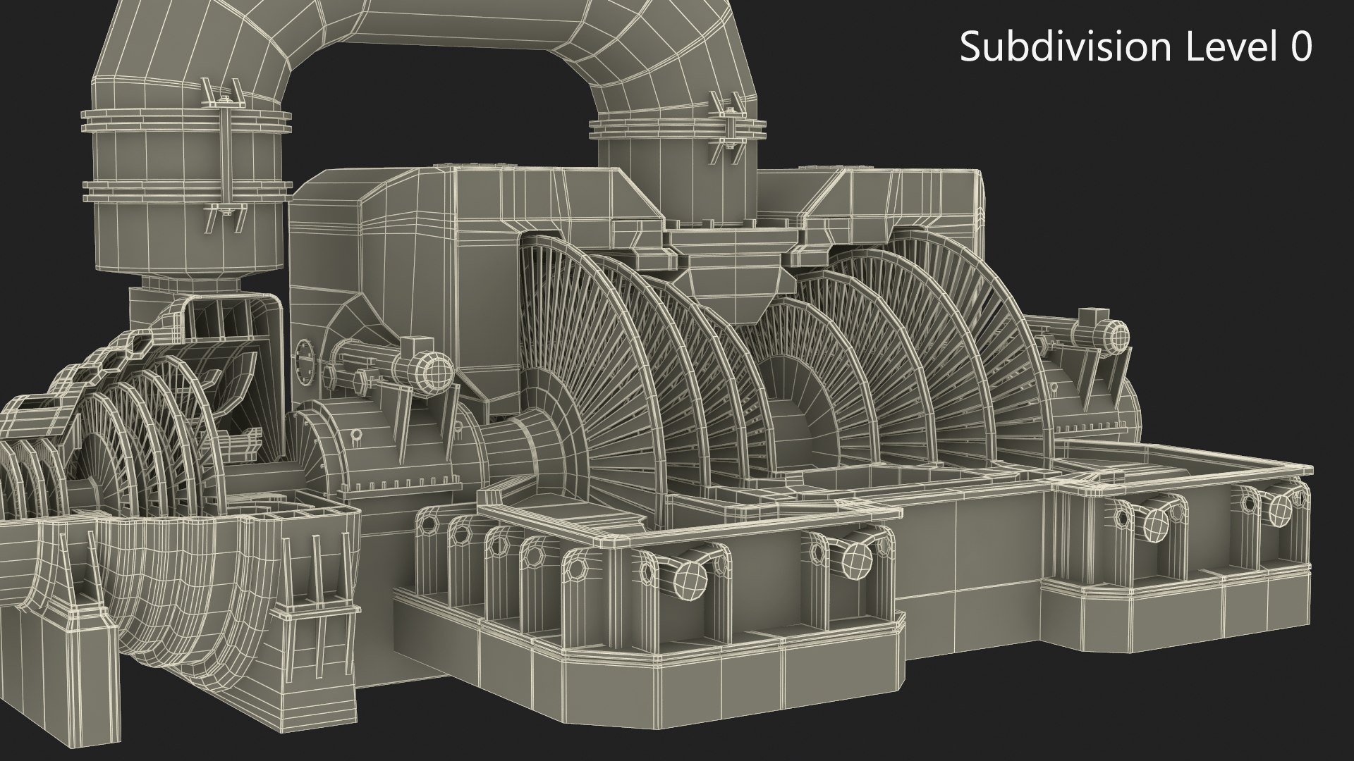 3D Steam Turbine Cutaway Model - TurboSquid 2295584