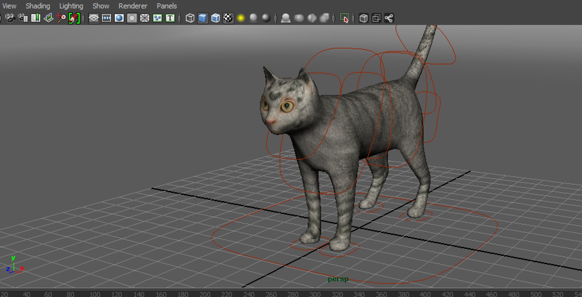 Cat rigged 3D model | 1142731 | TurboSquid