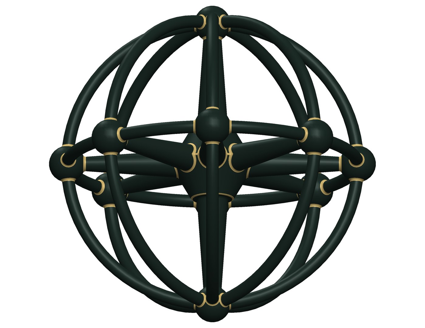 3D Wireframe Shape Geometric Sphere Linked - TurboSquid 2201213