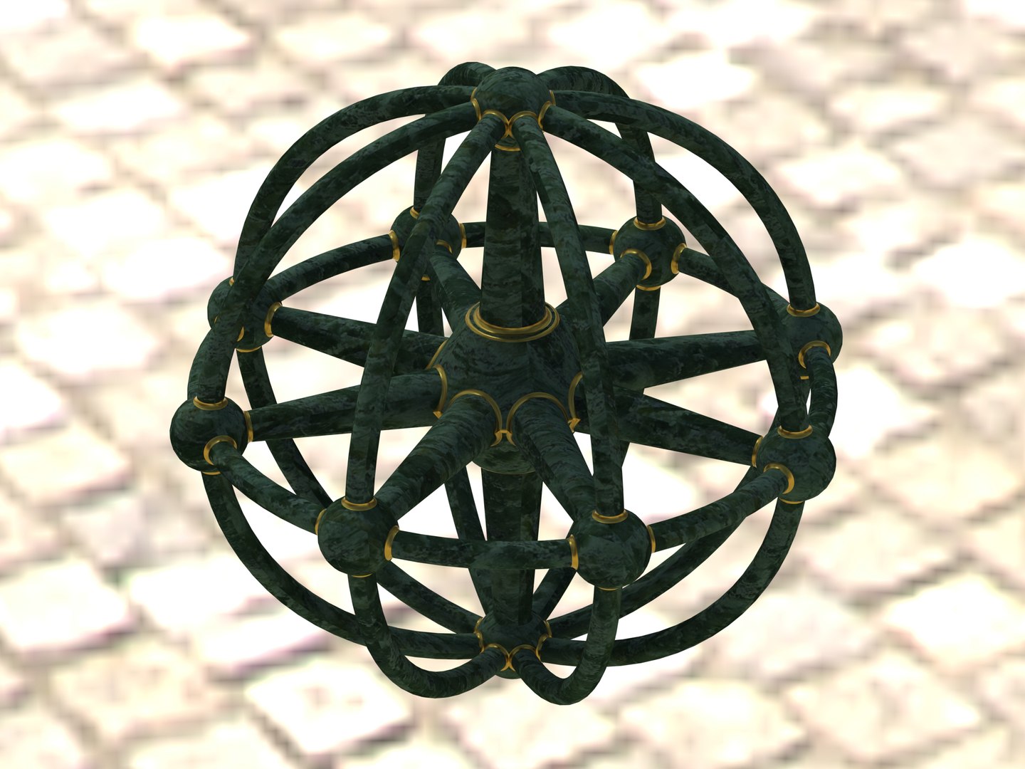 3D Wireframe Shape Geometric Sphere Linked - TurboSquid 2201213
