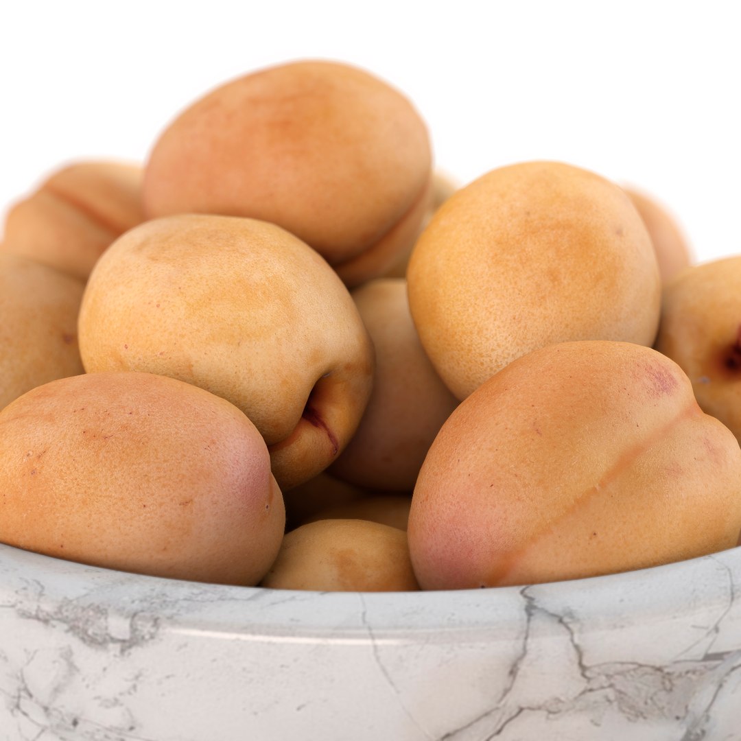 3D Model Apricots Set01 - TurboSquid 2103369