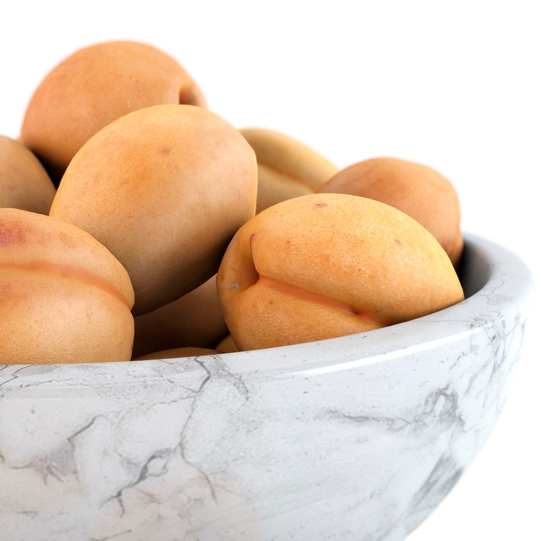 3D Model Apricots Set01 - TurboSquid 2103369