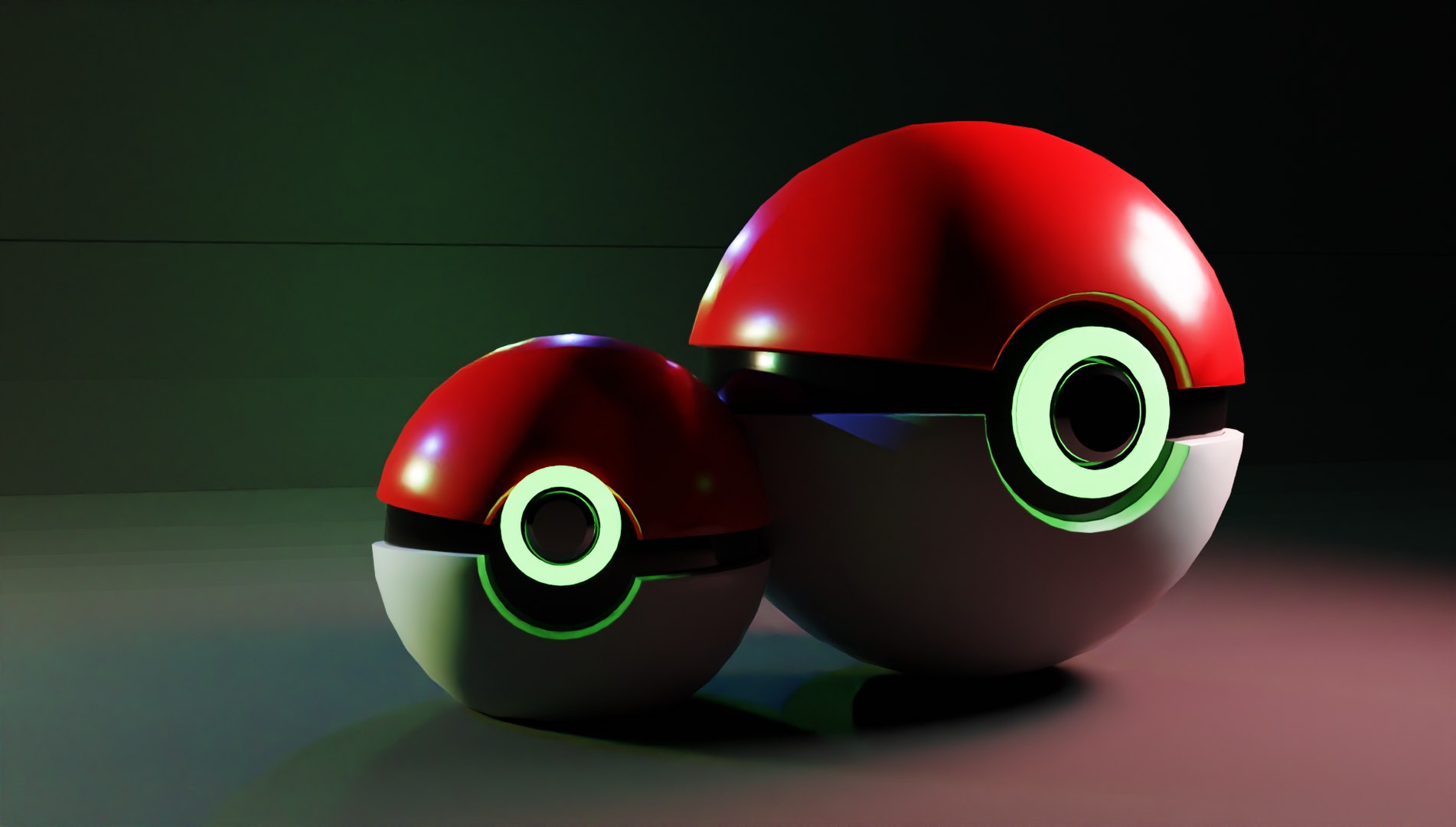 3D Model Of A Pokemon Ball 3D Model - TurboSquid 2247252