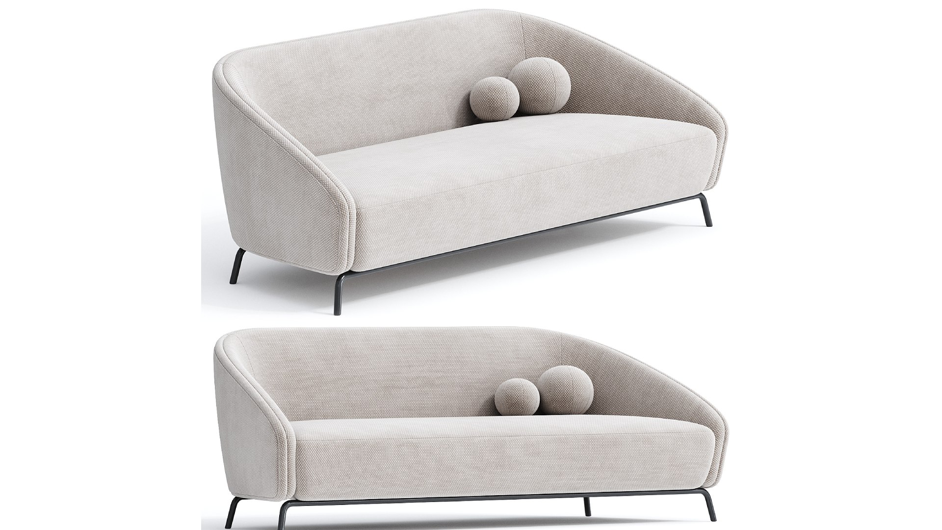 Sofa 225 3D Model - TurboSquid 2195445