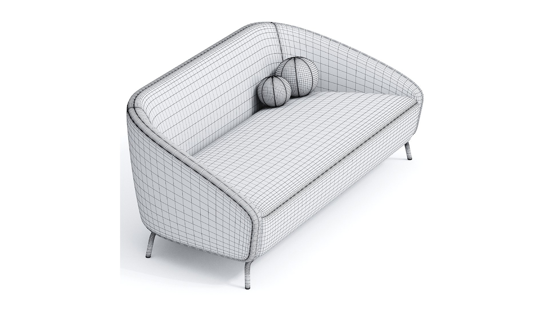 Sofa 225 3D Model - TurboSquid 2195445