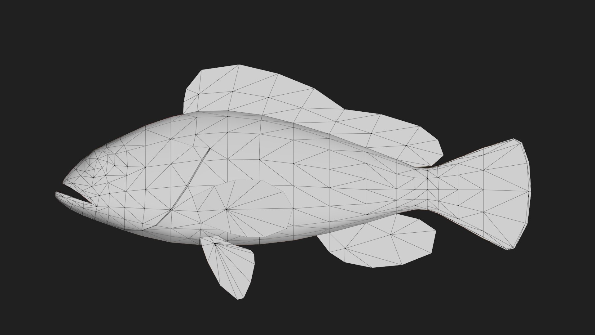 3D Bass Fish Model - TurboSquid 2123250