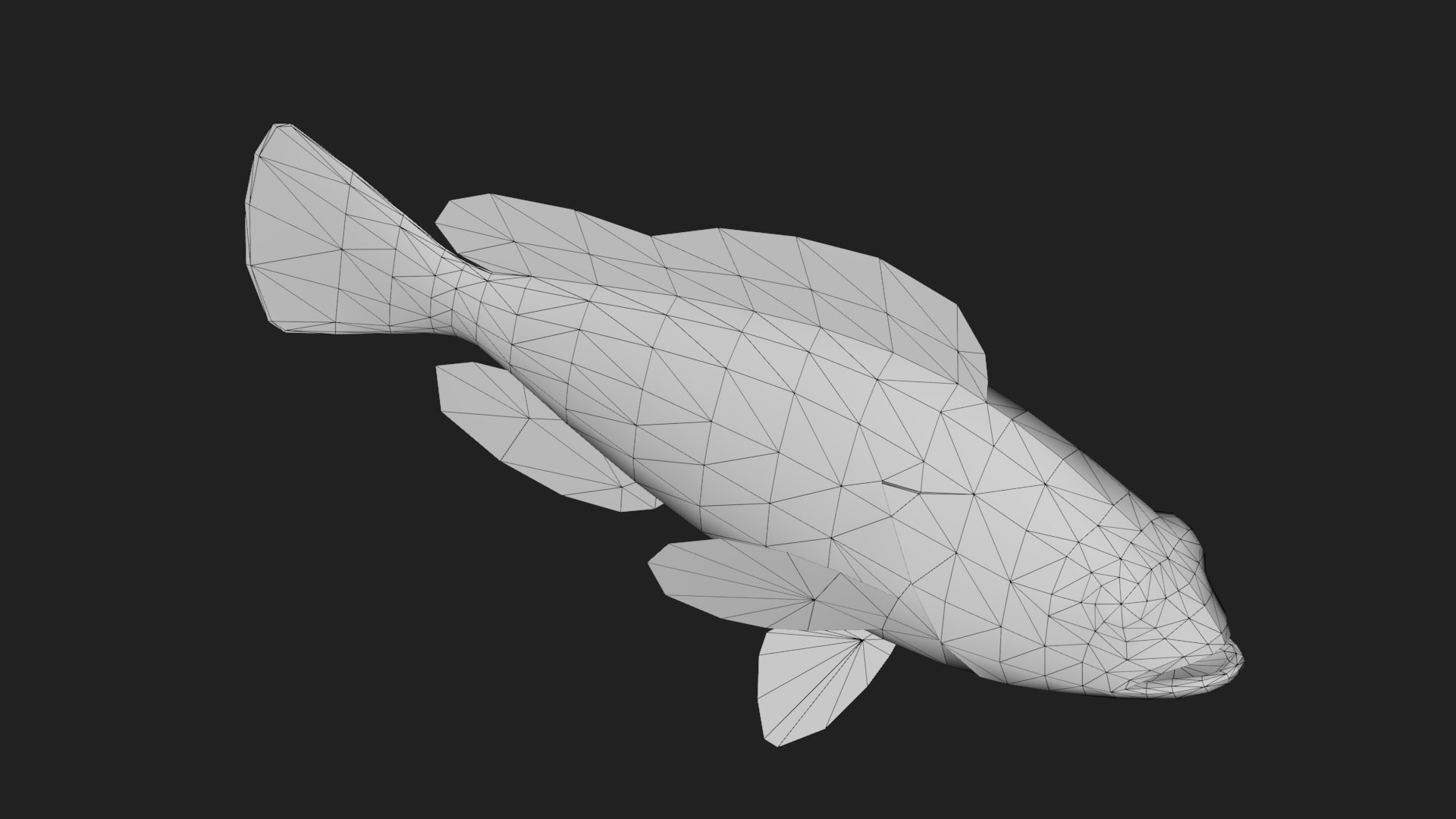 3D Bass Fish Model - TurboSquid 2123250