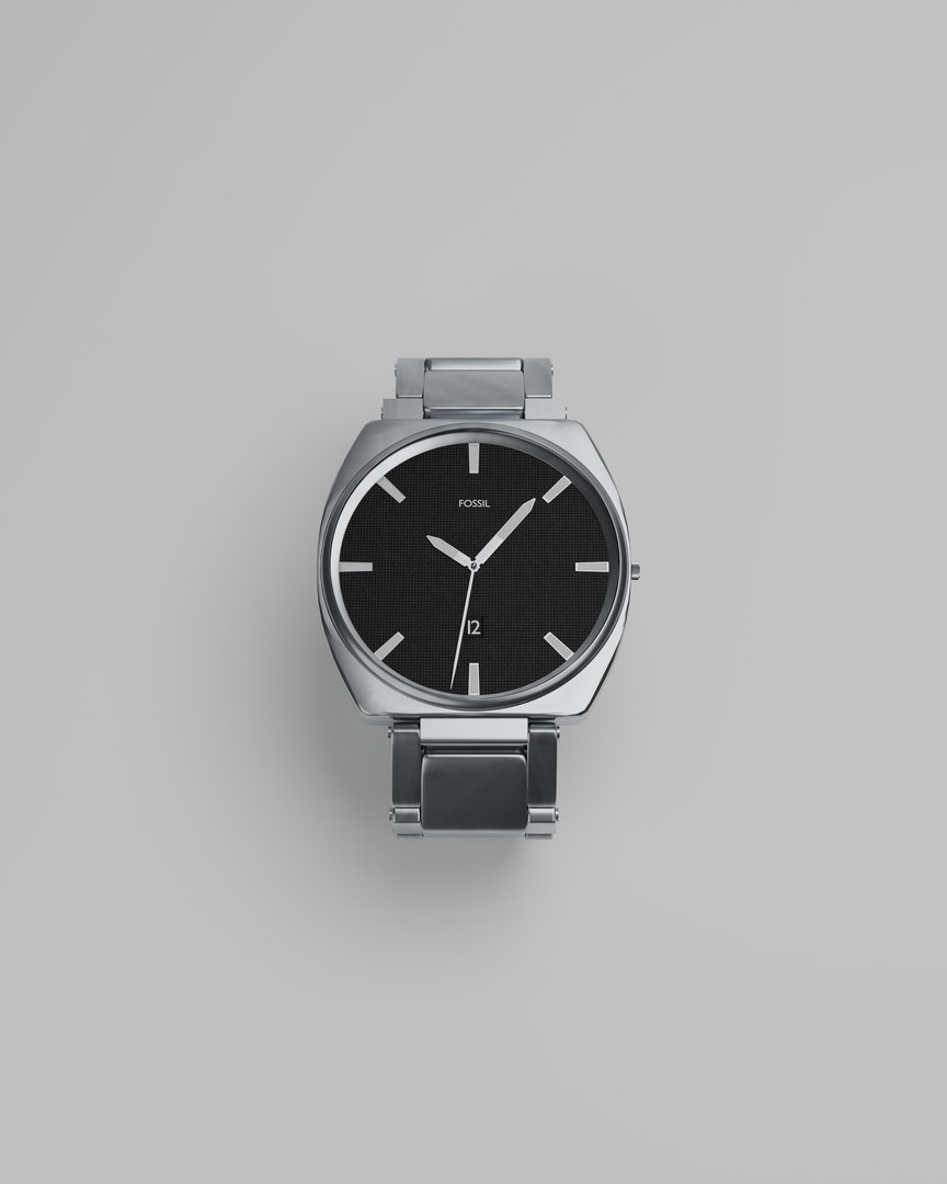 Mens Fossil Watch 3D Model - TurboSquid 2257124