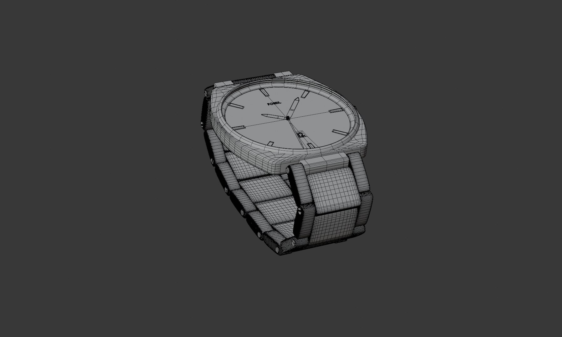 Mens Fossil Watch 3D Model - TurboSquid 2257124