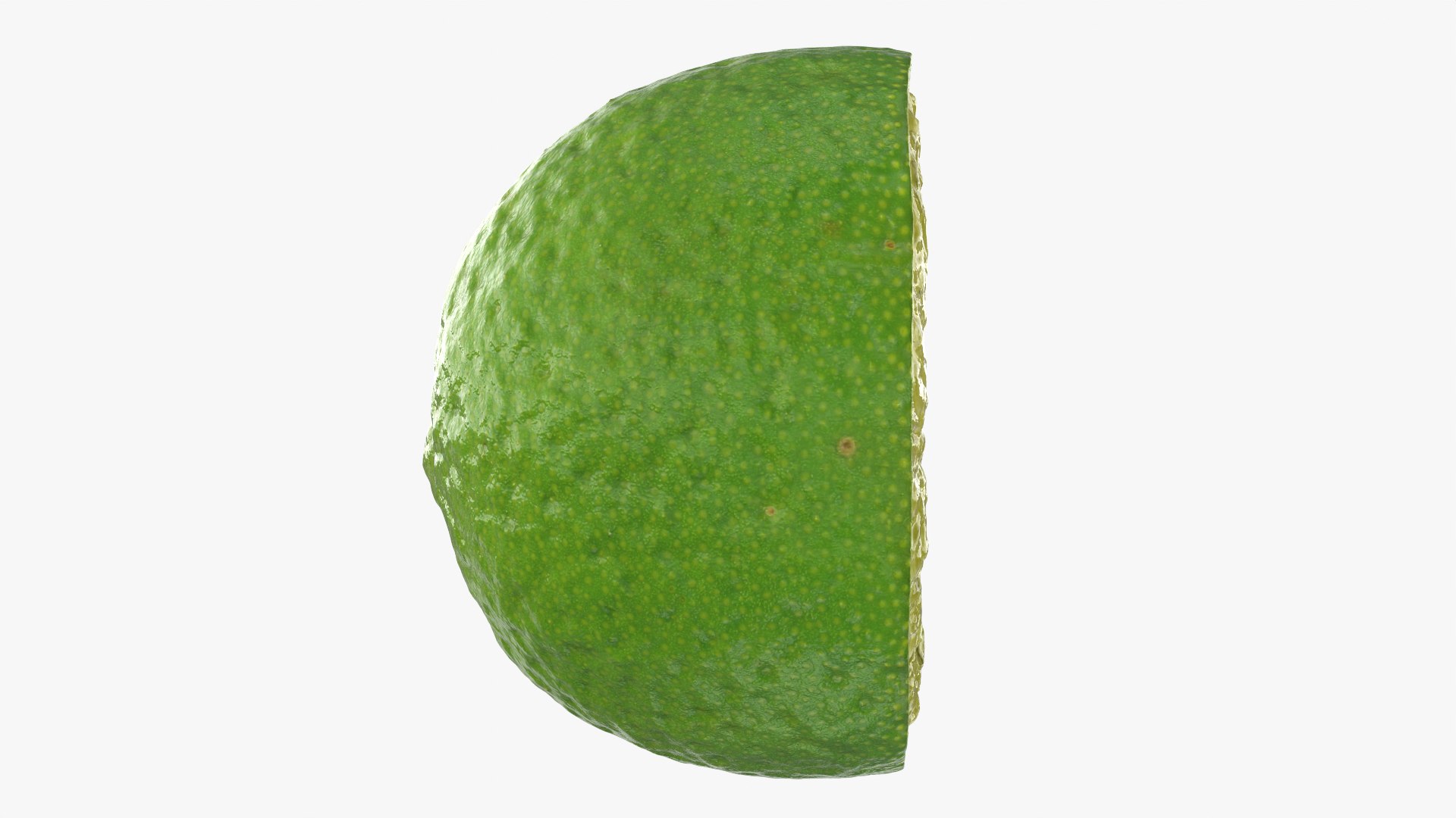3D Half Lime - TurboSquid 2419143