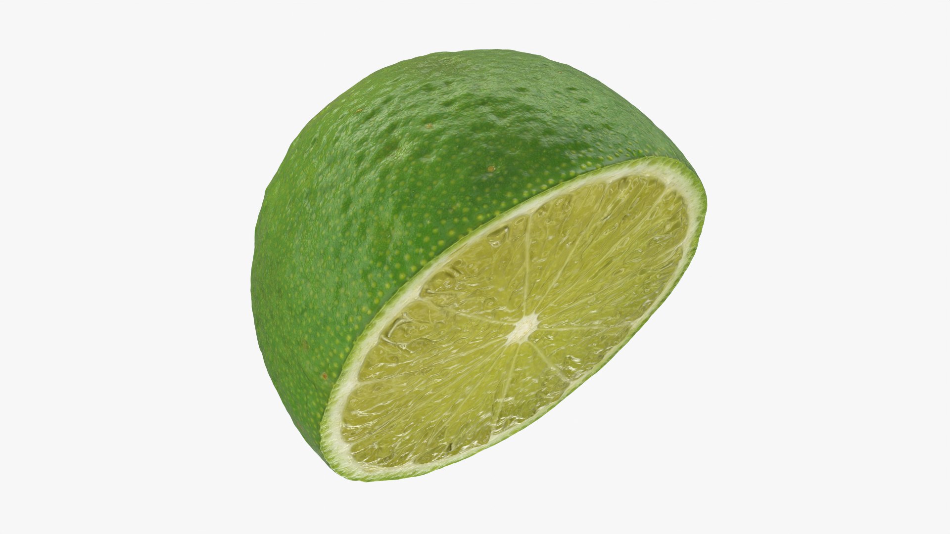 3D Half Lime - TurboSquid 2419143