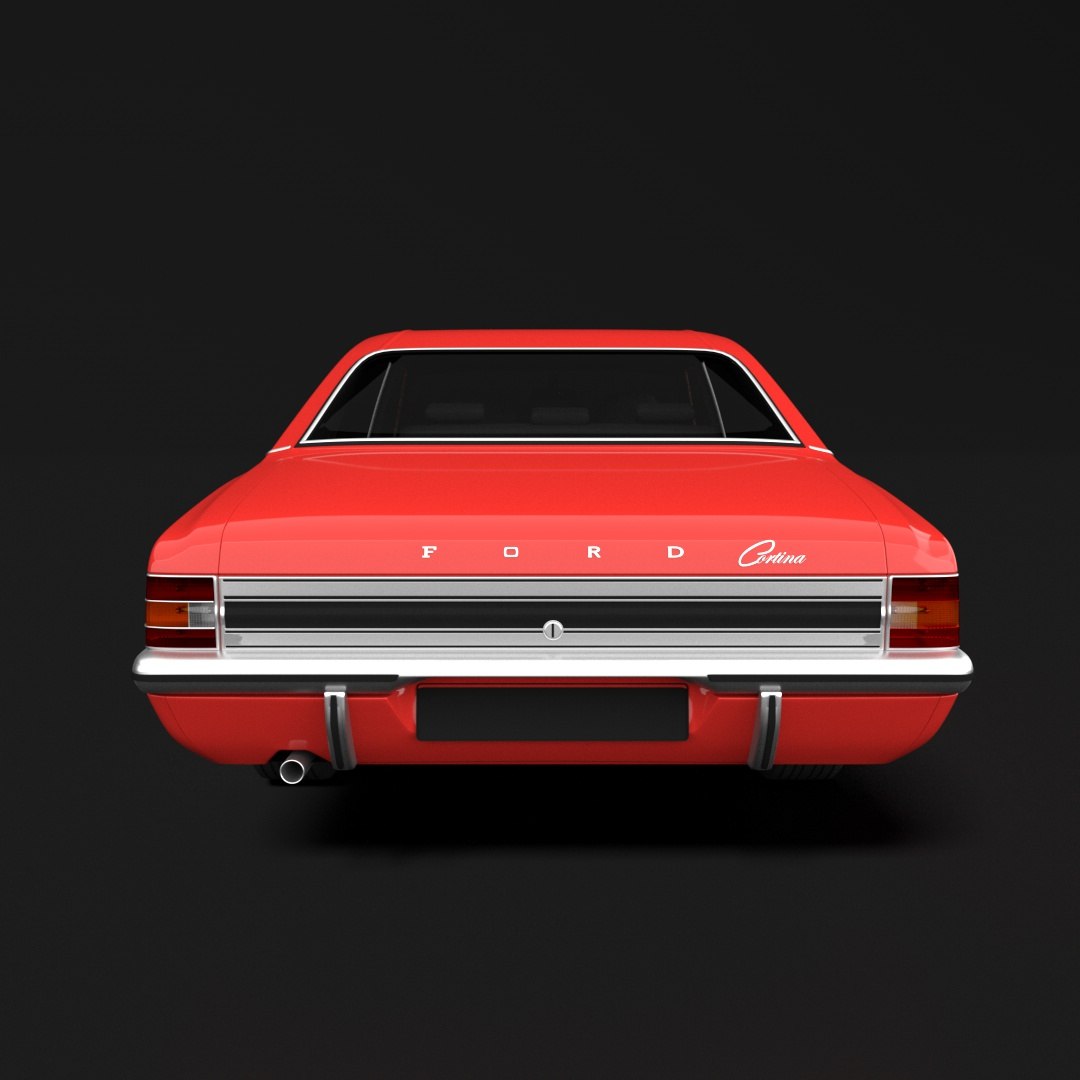 Ford Cortina TC Mark III Model - TurboSquid 2329261