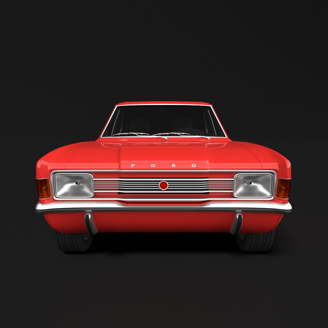Ford Cortina TC Mark III Model - TurboSquid 2329261