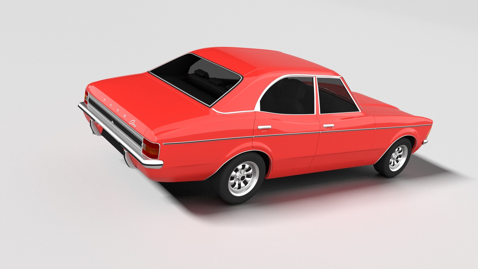 Ford Cortina TC Mark III Model - TurboSquid 2329261