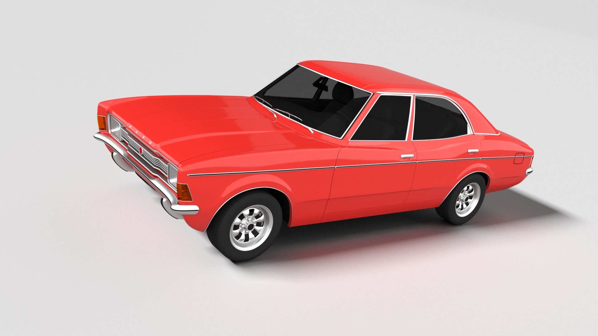 Ford Cortina TC Mark III Model - TurboSquid 2329261