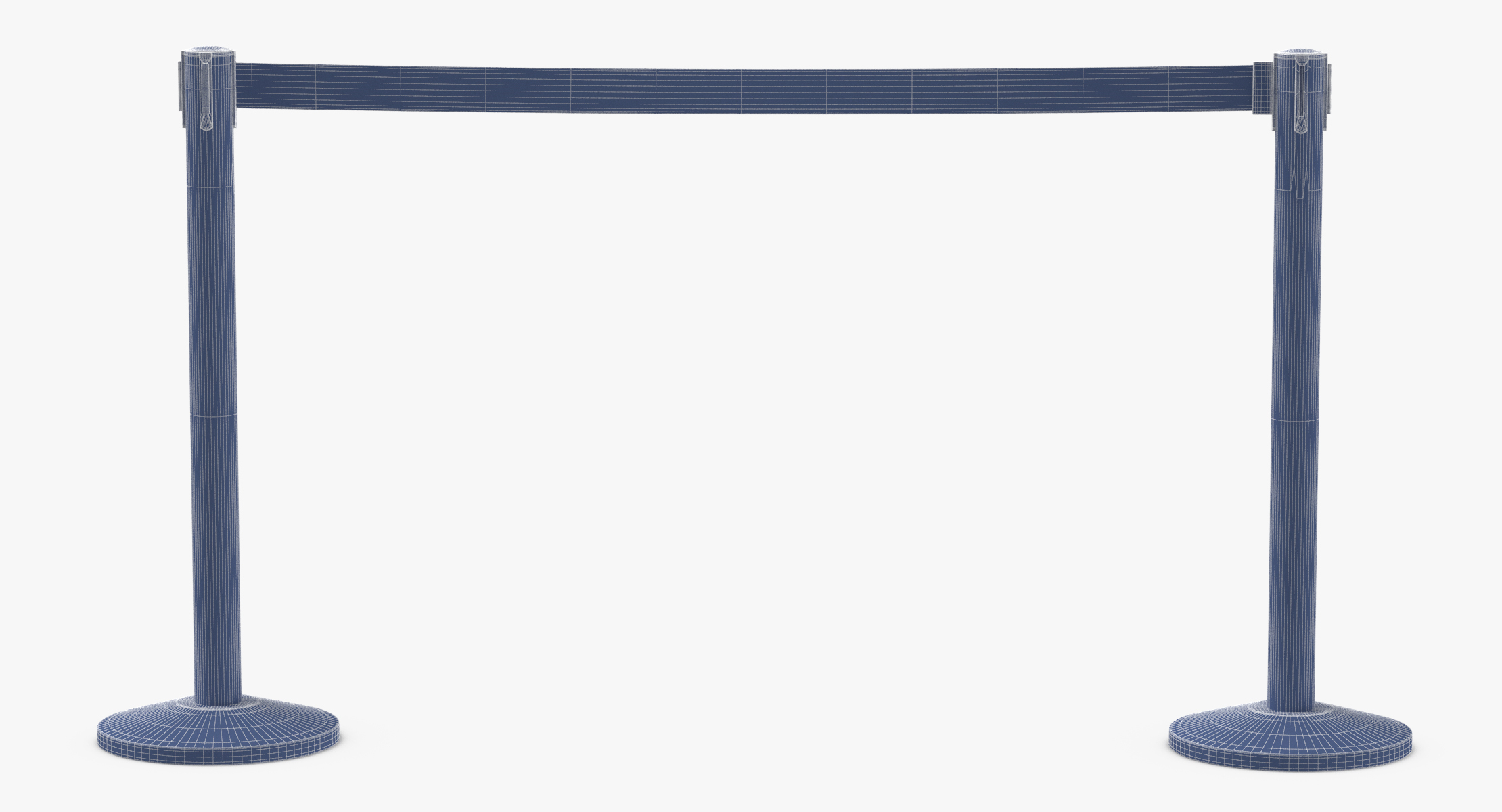 3D airport stanchions black long model | 1145172 | TurboSquid