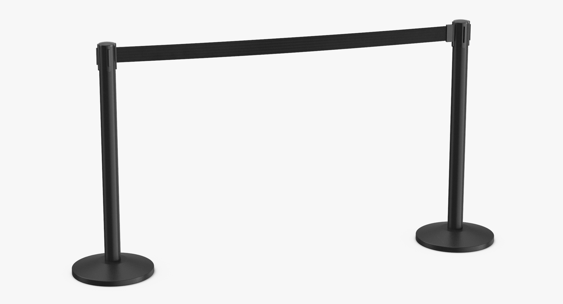 3D airport stanchions black long model | 1145172 | TurboSquid