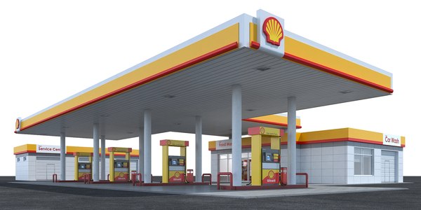 3d gas station