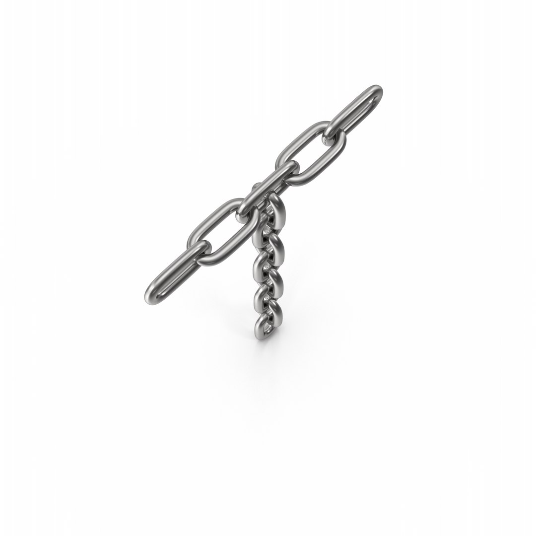 Chain Letter T 3D - TurboSquid 2024708