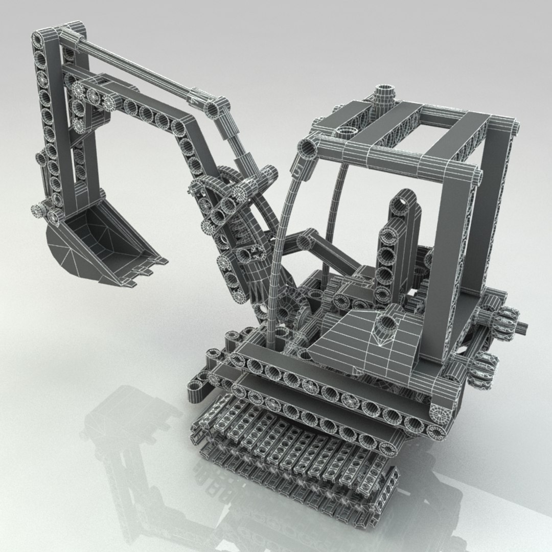 Max Set Compact Excavator Lego