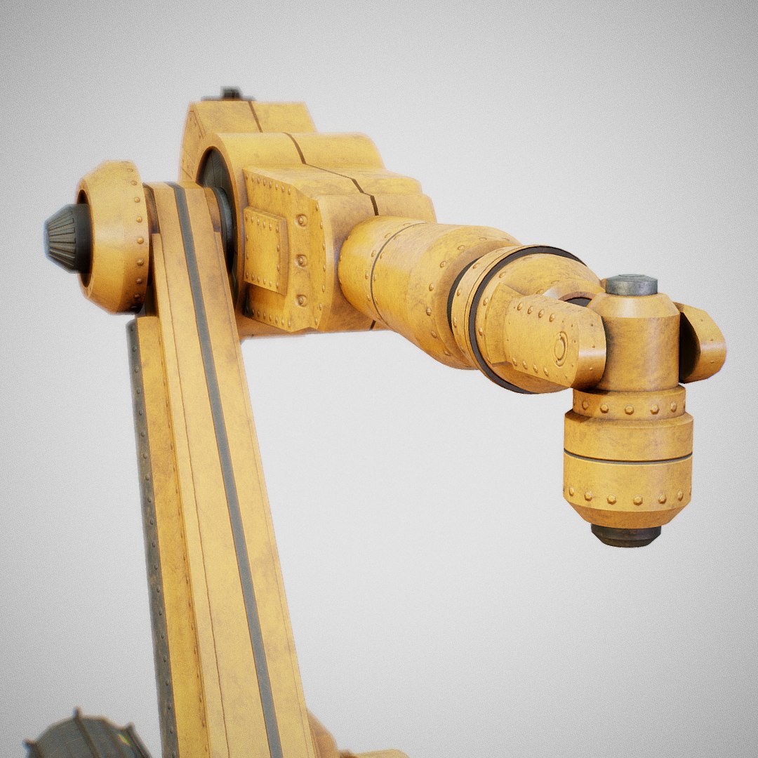 Industrial Robotic Arm Bot 3D Model - TurboSquid 1419395