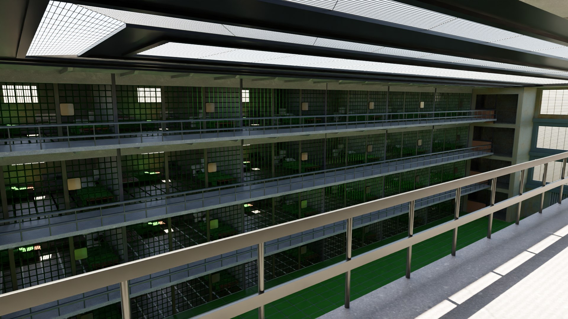 3D Prison Interior - TurboSquid 2154596