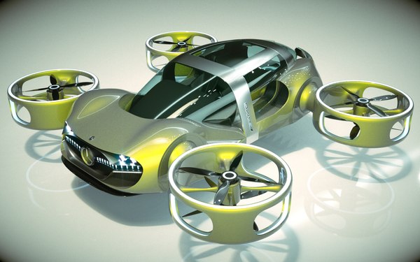 Flying Car 3D Models for Download | TurboSquid