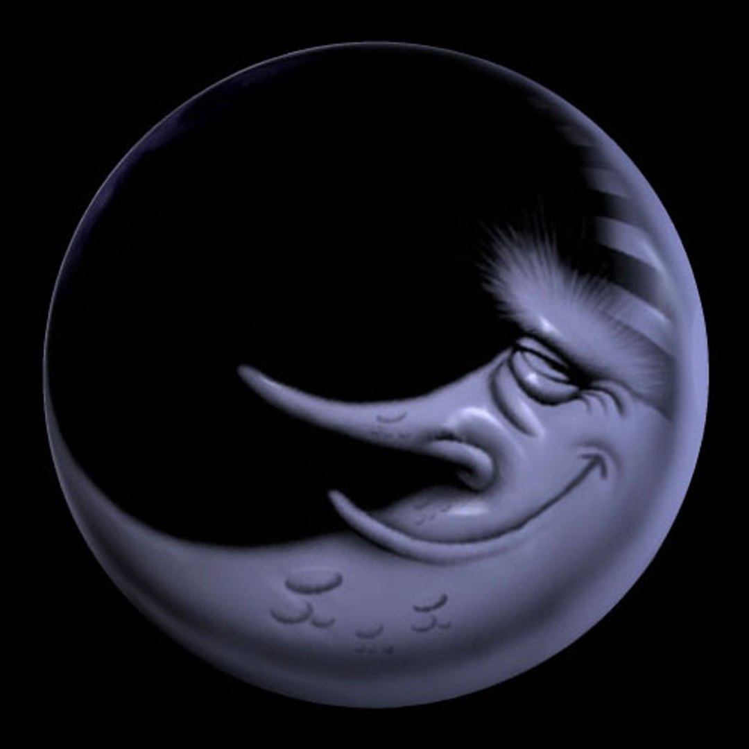 3d Model Lunaman Cartoon Pzsg Luna
