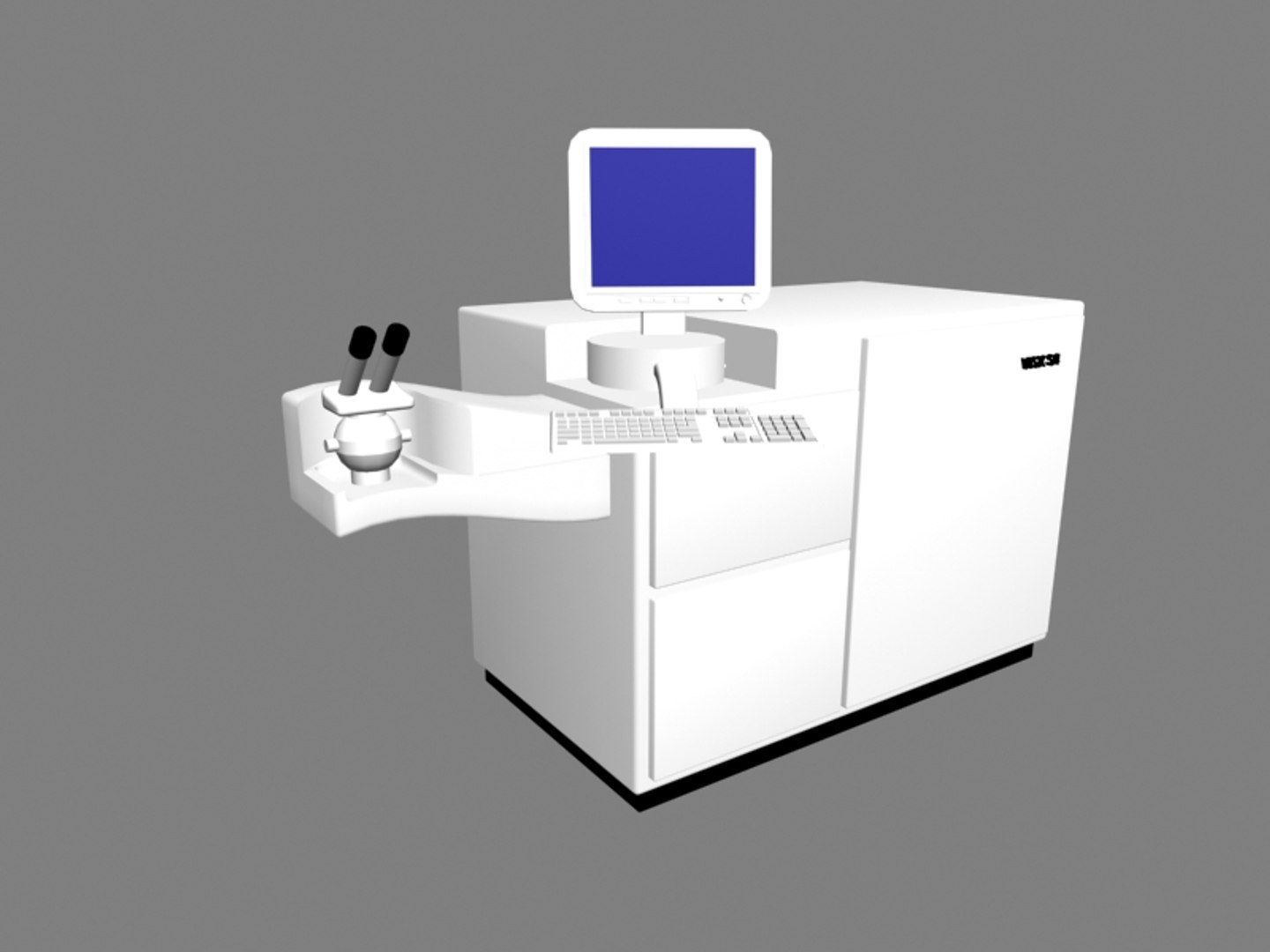 3d model excimer laser machine