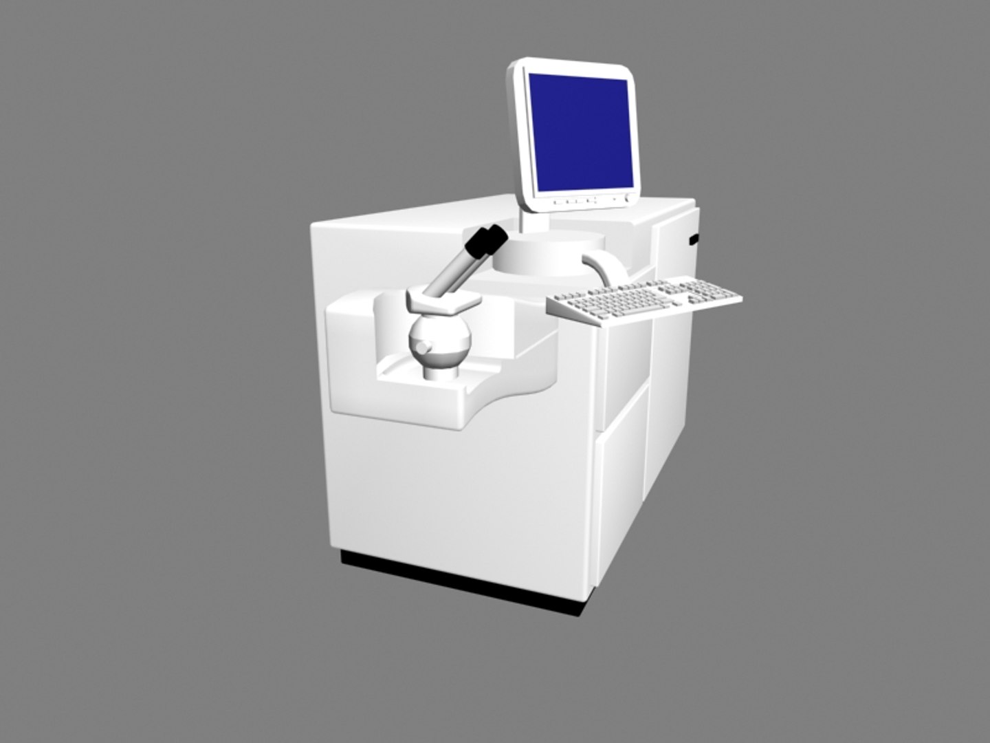 3d model excimer laser machine