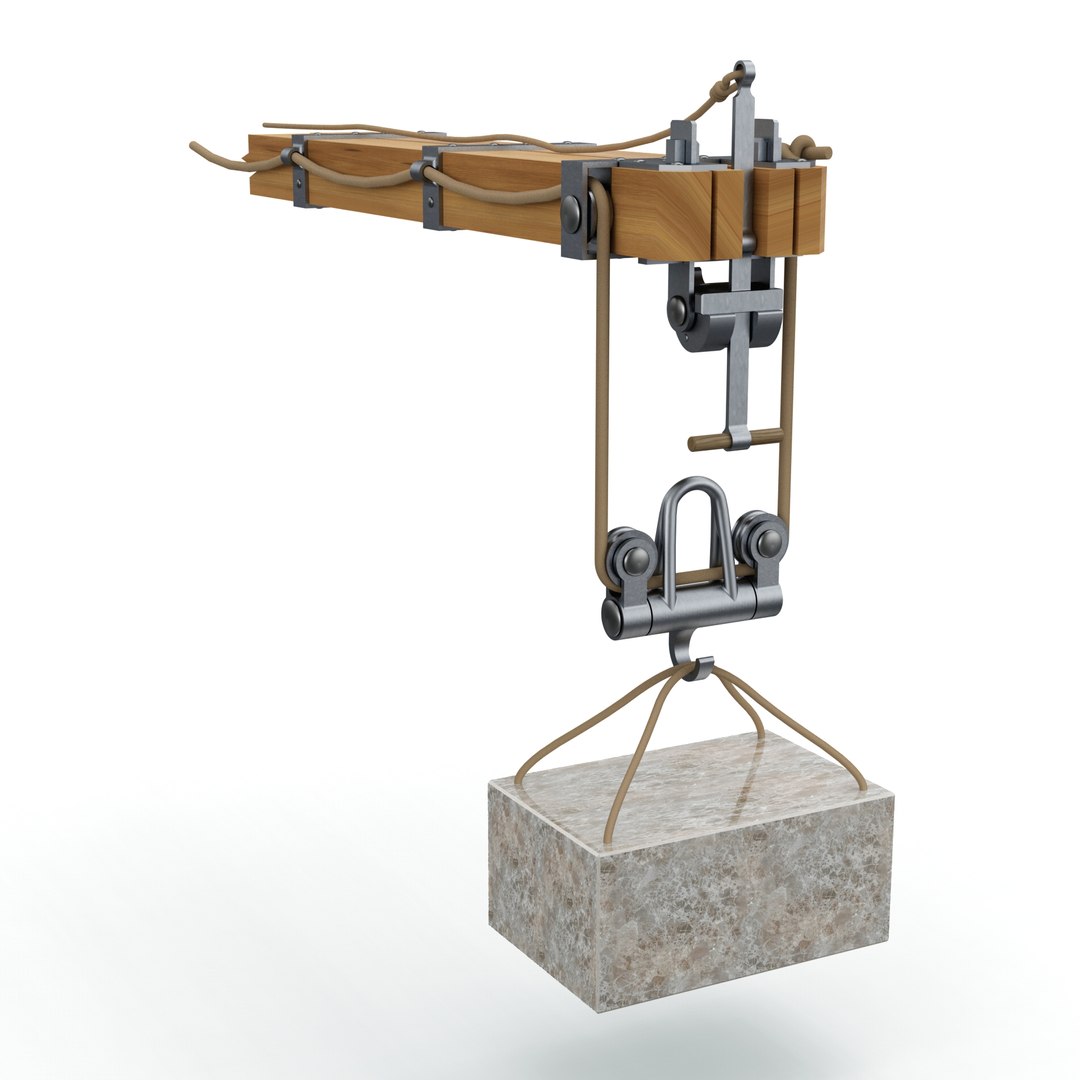 3D Crane Arm Leonardo Da Model - TurboSquid 1410330