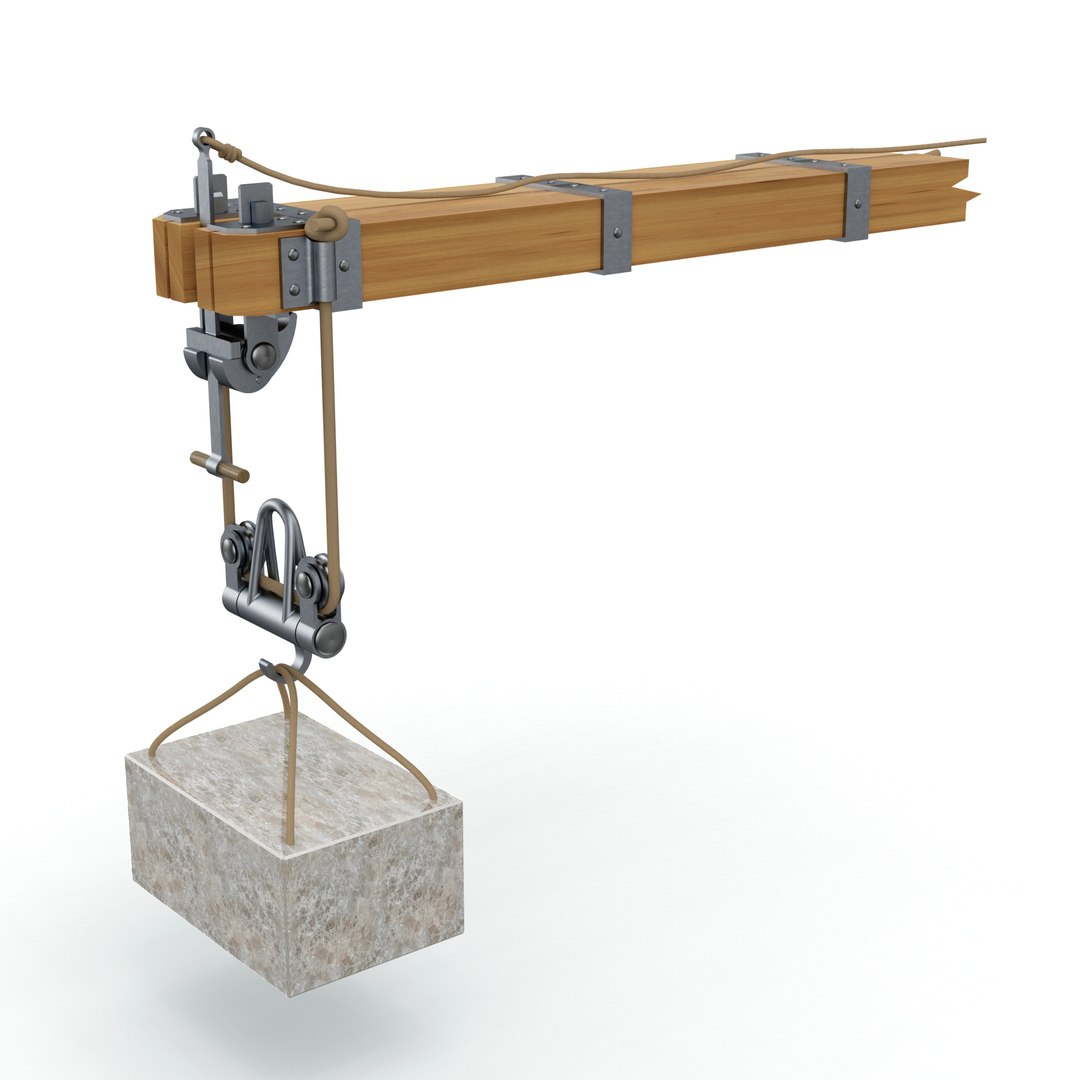 3D Crane Arm Leonardo Da Model - TurboSquid 1410330