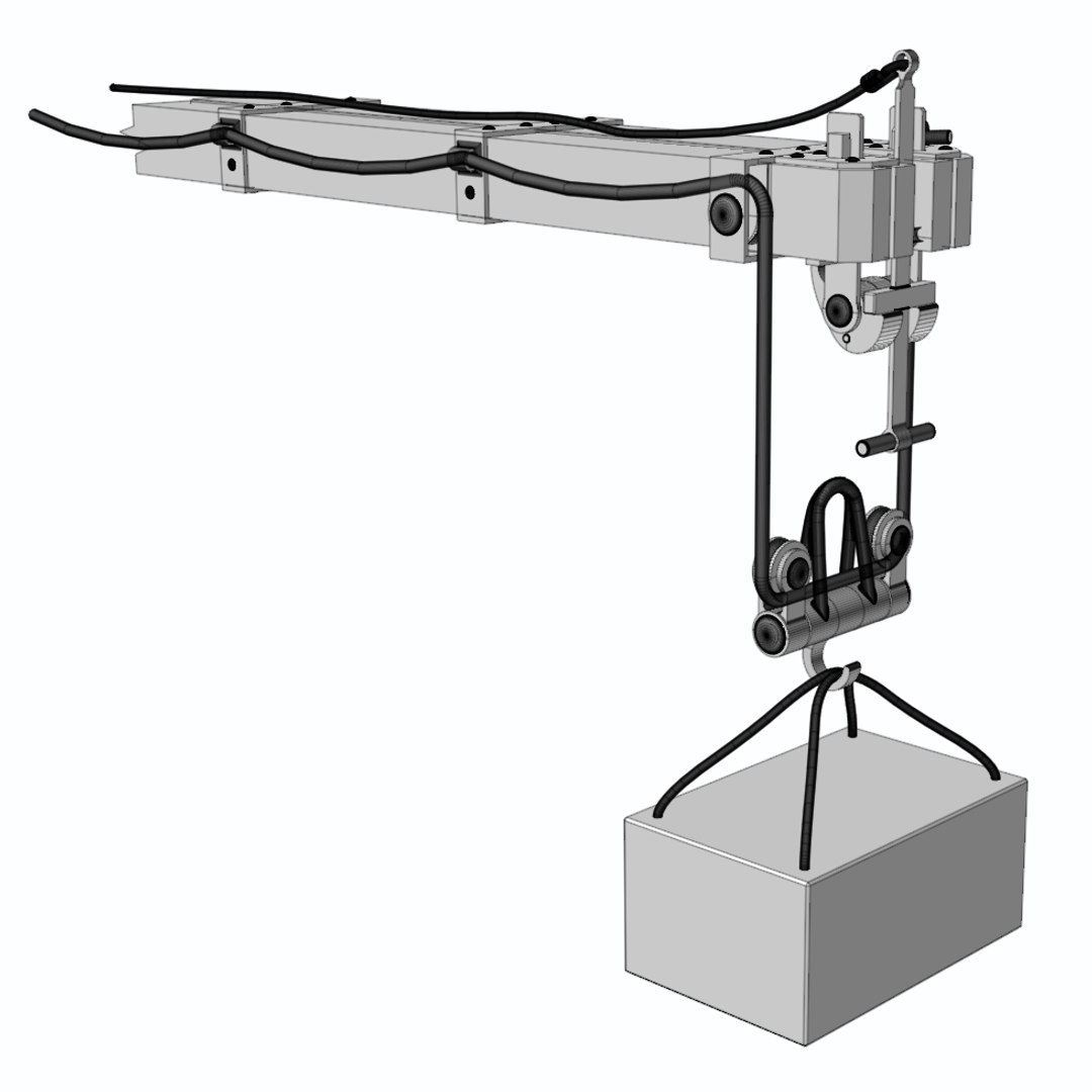 3D Crane Arm Leonardo Da Model - TurboSquid 1410330