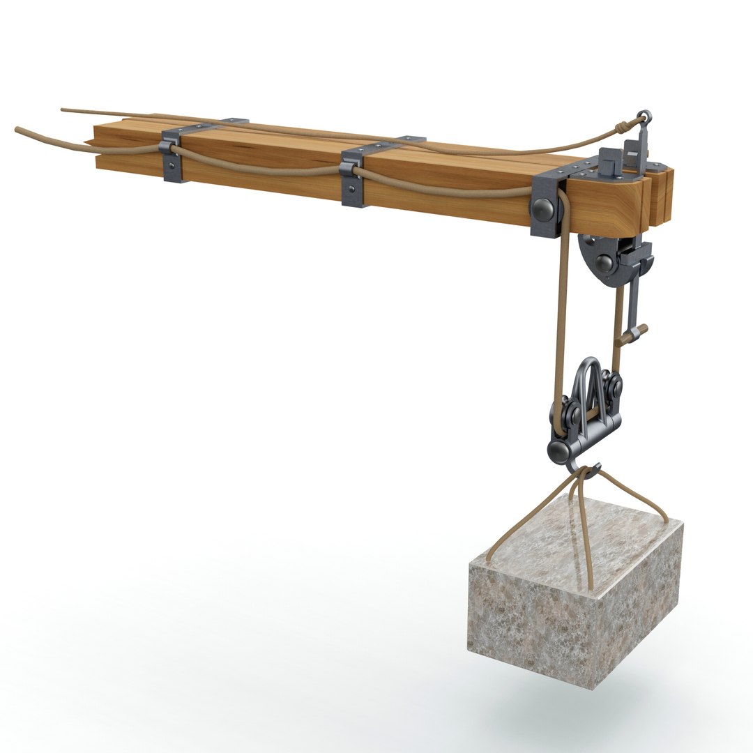 3D Crane Arm Leonardo Da Model - TurboSquid 1410330