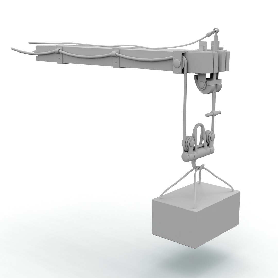 3D Crane Arm Leonardo Da Model - TurboSquid 1410330